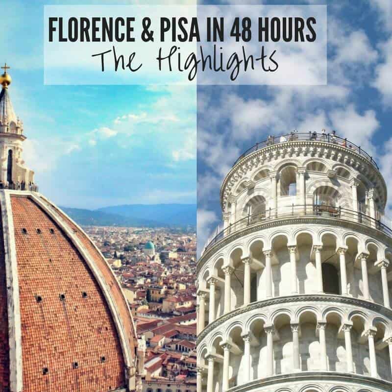 Two City Weekend Break in Florence & Pisa: Top Things To Do