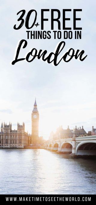 35+ FREE Things To Do in London