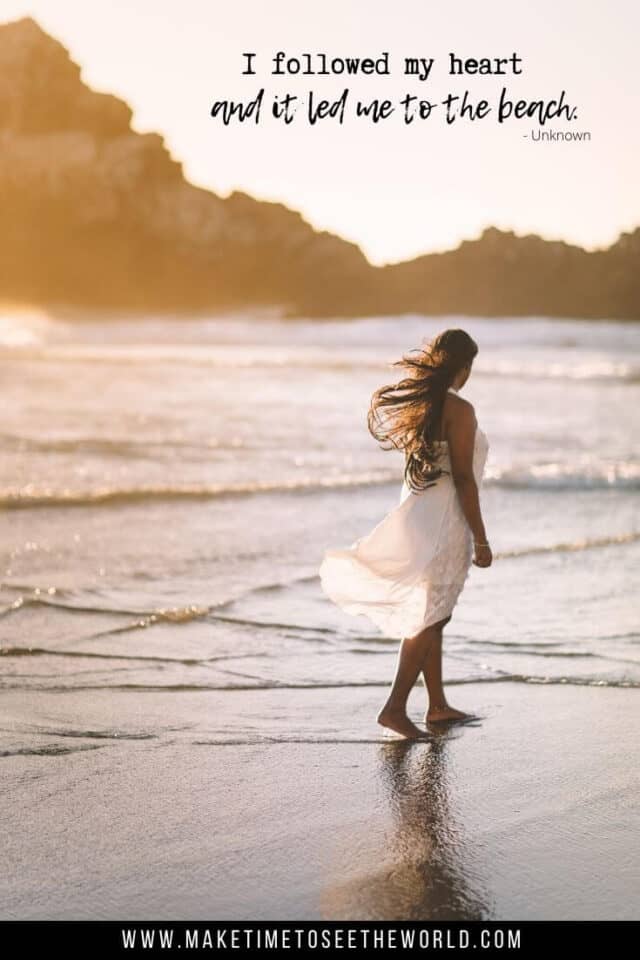 50+ Beautiful Beach Quotes + Beach Captions (with Pics!)